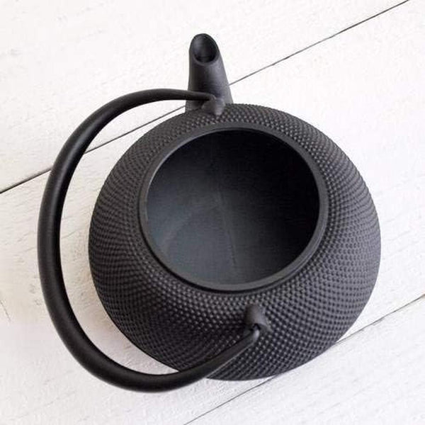 OIGEN 1L Tetsubin Cast Iron Kettle Round ARARE "Hailstone Pattern" – Shoran Japan