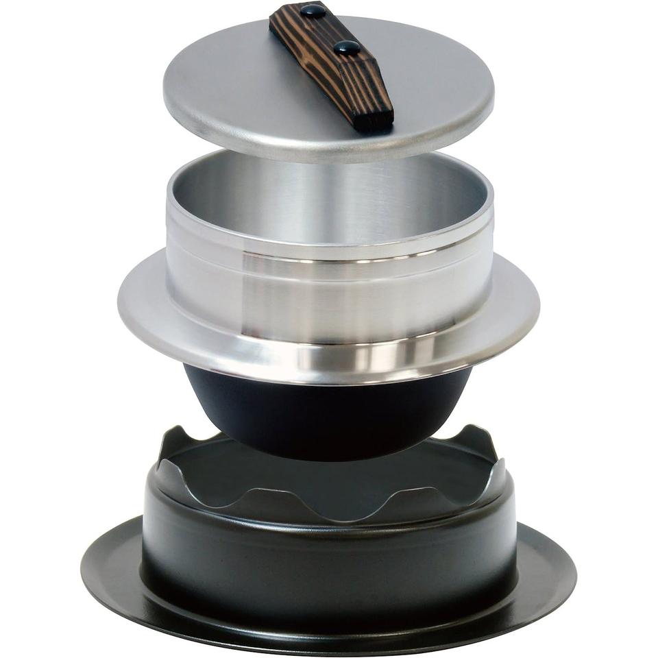 Kama Meshi Pot 5-Go Kettle Rice Pot Aluminum – Shoran Japan